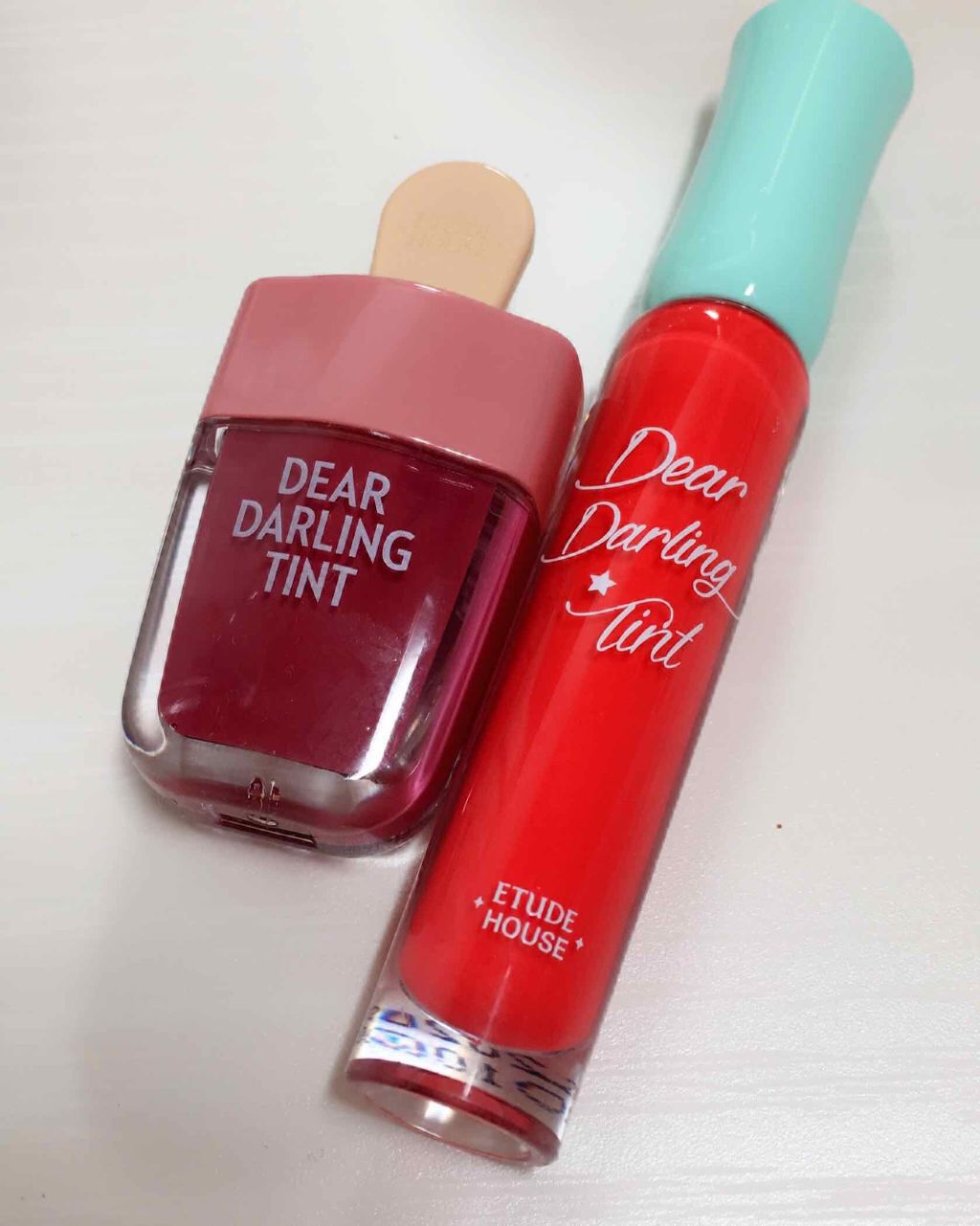 Etudeの口紅 Wp ディアダーリンソーダティント他、2商品を使った口コミ エチュードハウス Dear Darling Tint 04