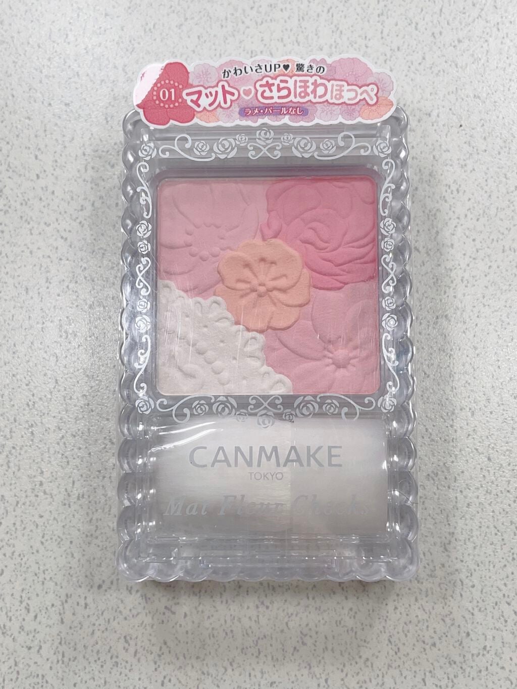 【新色レビュー】マットフルールチークス|キャンメイクの口コミ キャンメイク Canmake マットフルールチークス By 神木うた敏感肌