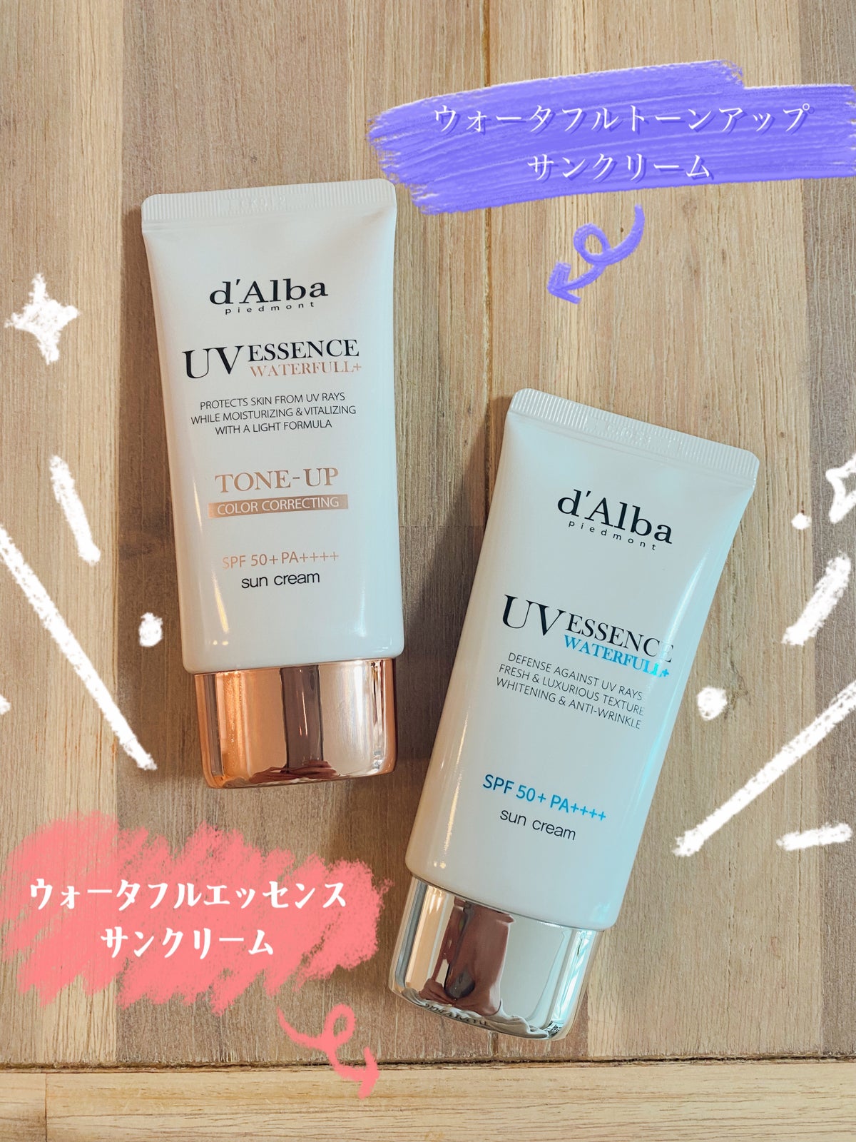 ダルバの日焼け止め・uvケア ダルバ ウォータフル エッセンス サンクリーム他、1商品を使った口コミ 流石ダルバ ダルバ ウォータフル