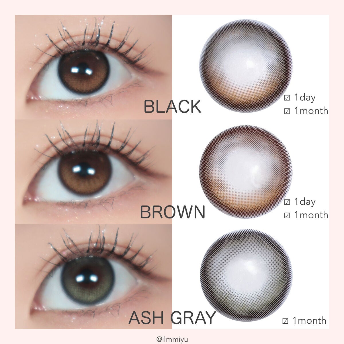 Olensのカラーコンタクトレンズ Eyelighter Glowy 1day他、2商品を使った口コミ ️水光カラコンといえば👀💘 By