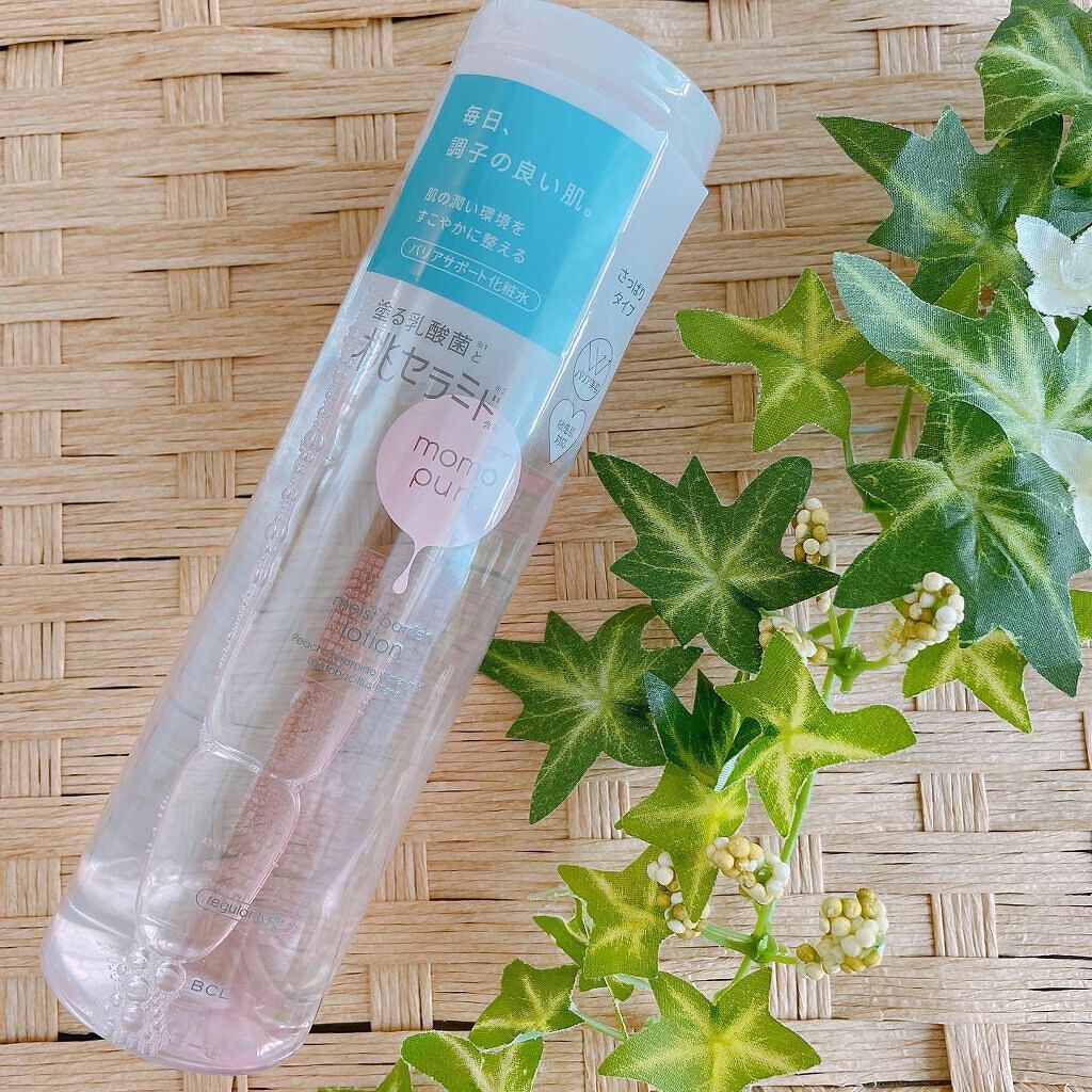 潤いバリア化粧水|ももぷりの口コミ 透き通るきれいなボトルだから、見た目も可愛い🥰! By いけちゃん🍳🐶📷乾燥肌30代前半 Lips