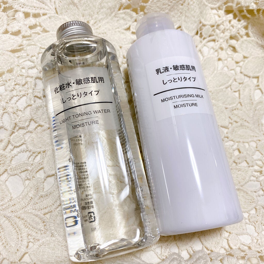 無印良品のスキンケア・基礎化粧品 化粧水・敏感肌用・しっとりタイプ他、2商品を使った口コミ「〜無印良品〜 〇化粧水・敏感肌用・しっとりタイプ