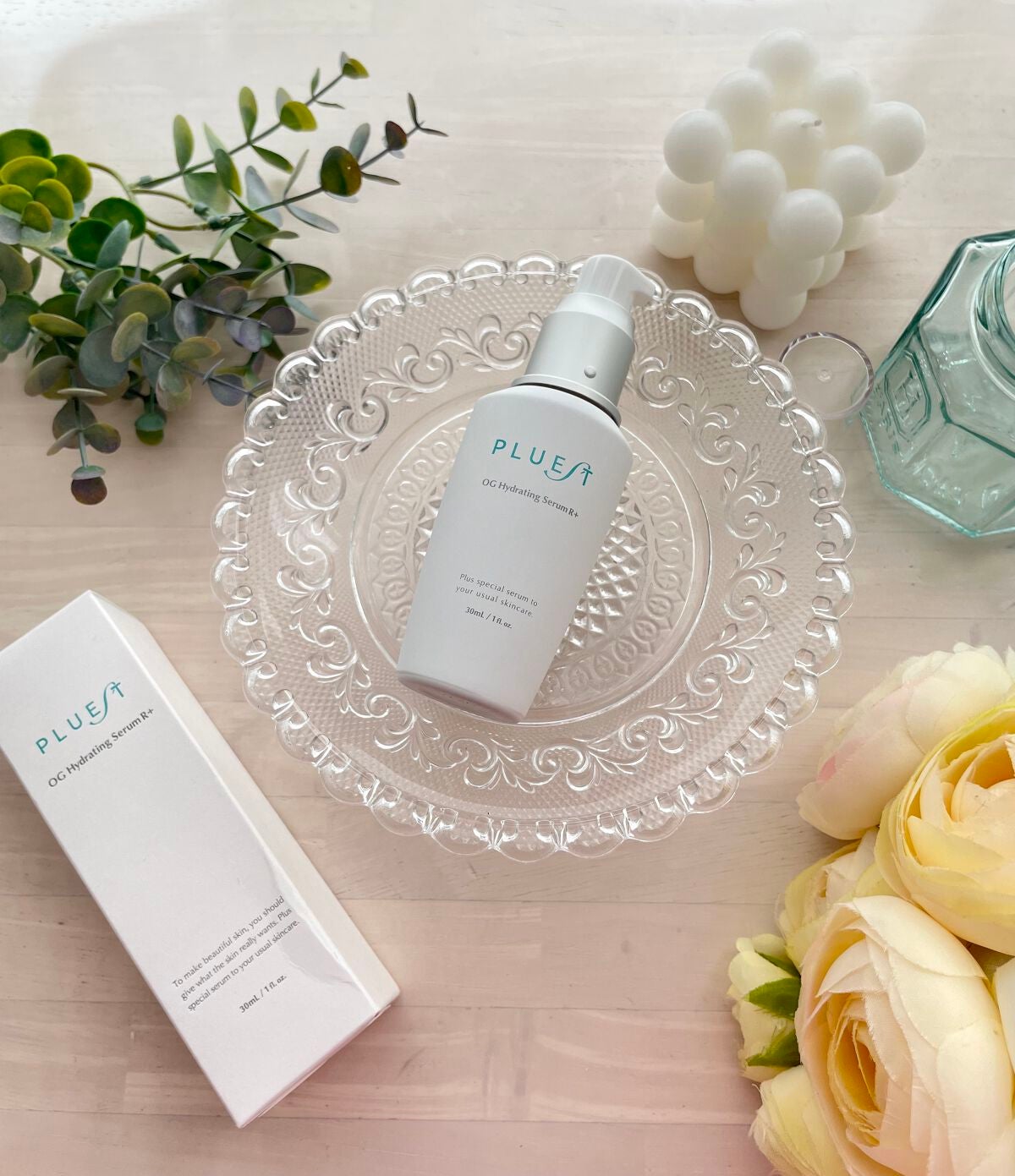 Og Hydrating Serum R(ogハイドレーティングセラムrプラス)|pluestの効果に関する口コミ Pluestの美容液