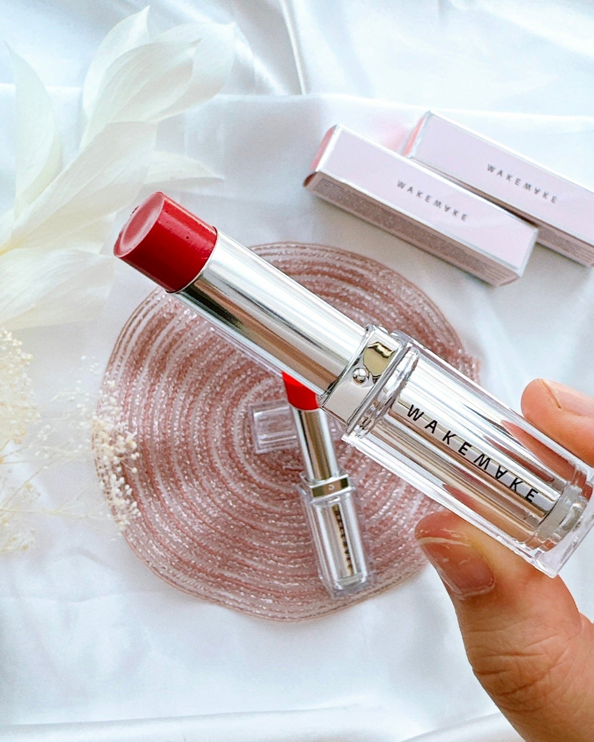 デュイジェルグレーズスティック|wakemakeの口コミ イエベ春におすすめの口紅!〖wakemake〗 Dewy Gel Glaze
