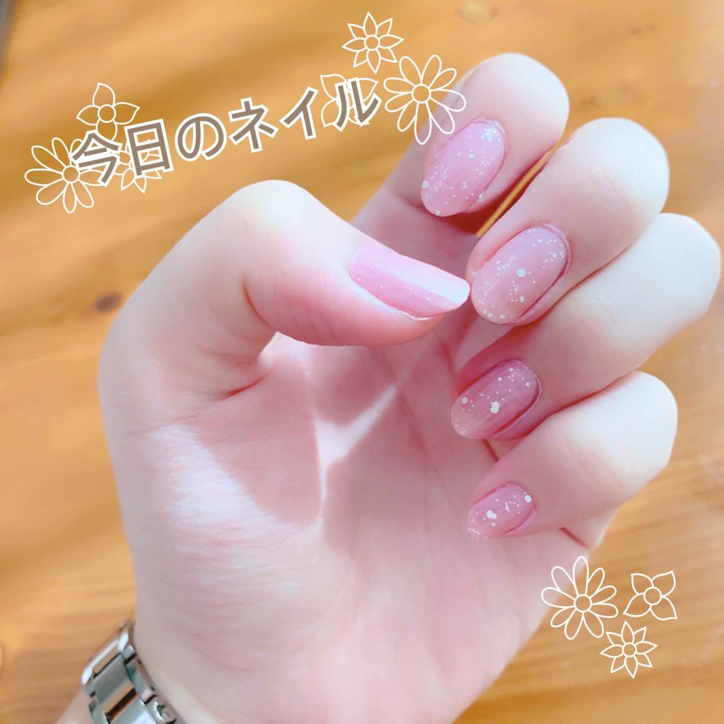 Daiso・キャンドゥのマニキュアを使った口コミ ささっと5分ネイル💅 ダイソーのピールオフマニキュアは臭くないので By アンモス脂性肌