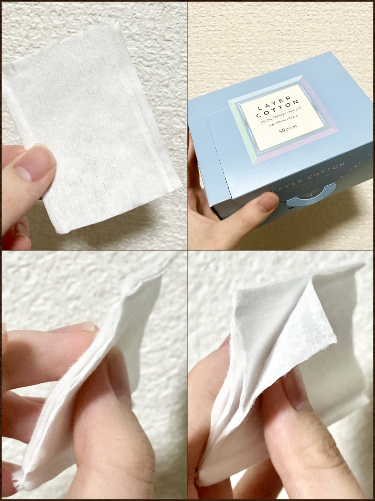 めくるコットン|コットン・ラボの口コミ キレイにめくれて、毛羽立たない!/ By 青い手ちょき🌿混合肌20代前半 Lips