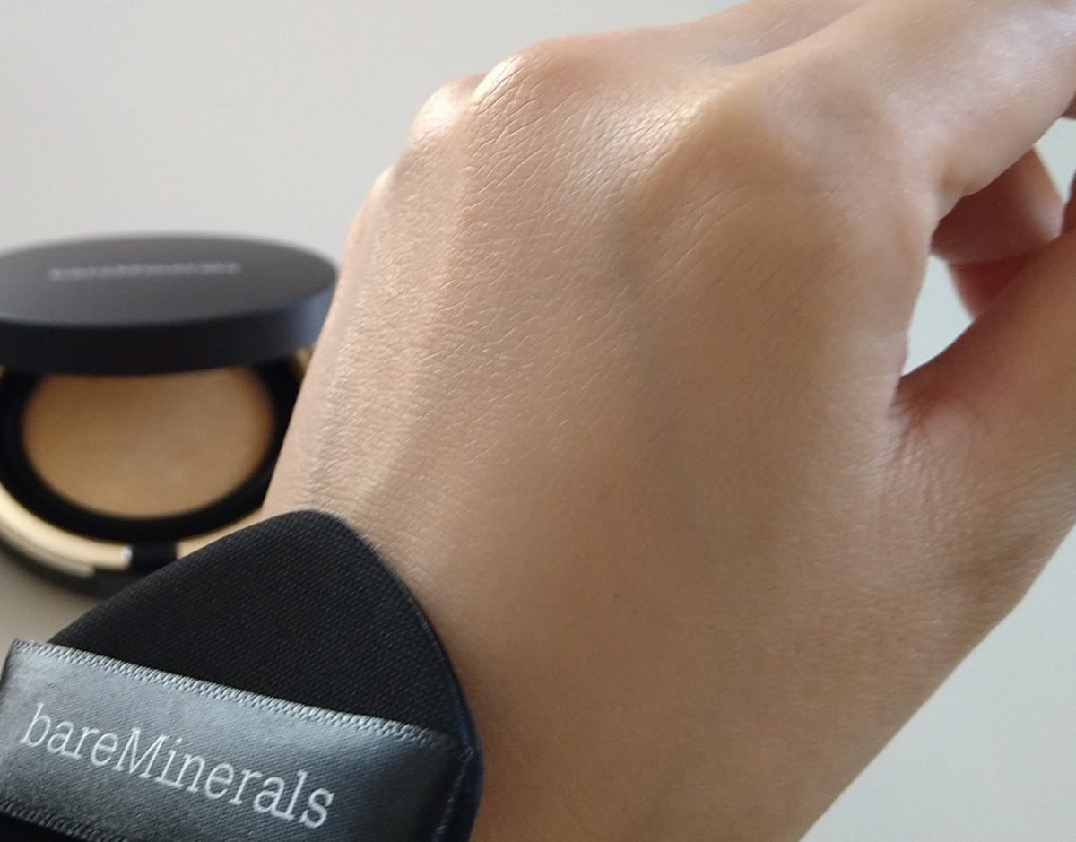 オリジナル ピュア セラム カバーアップ クッション|baremineralsの口コミ ベアミネラルさま、ブランド初のクッションファンデ♪