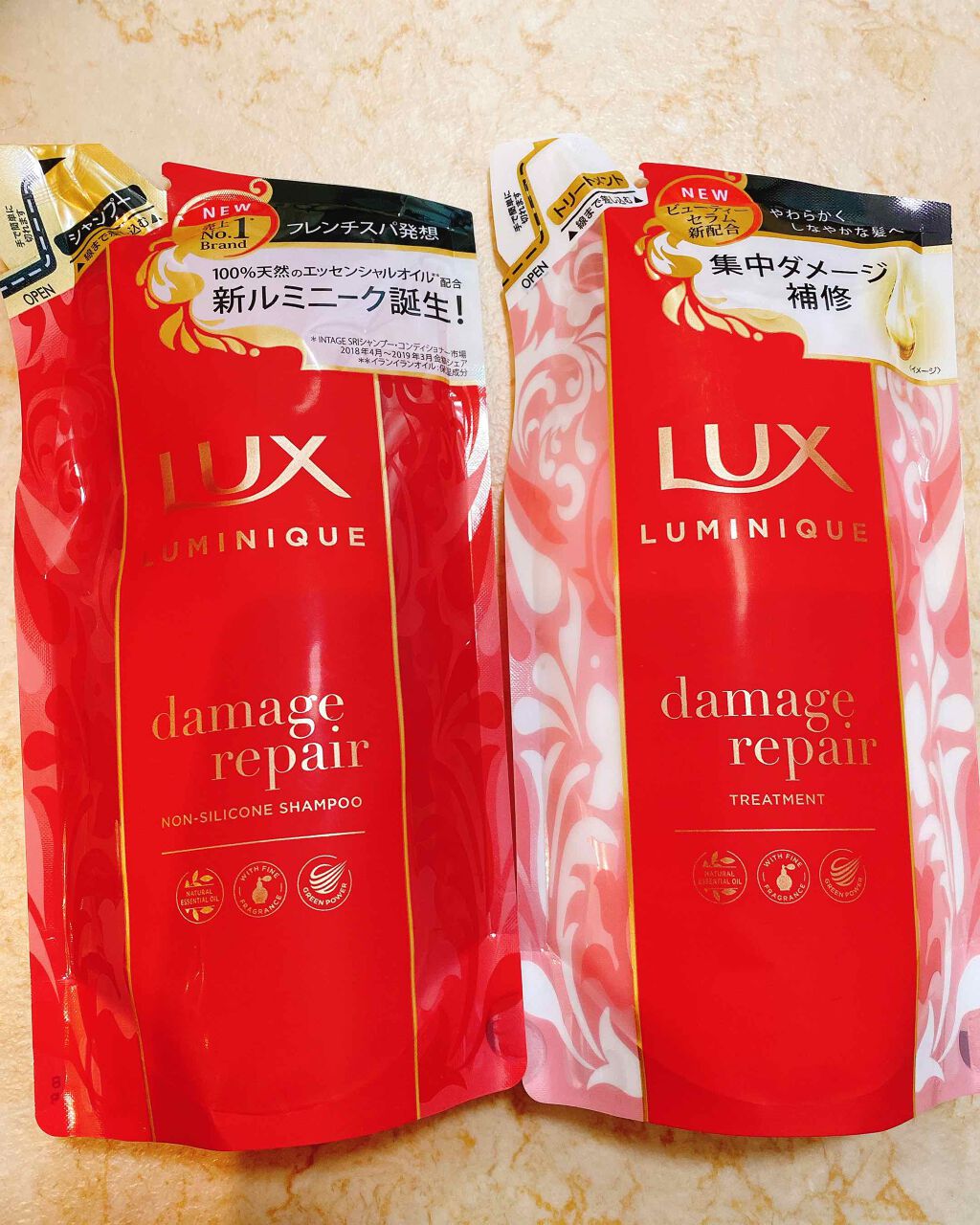 ルミニーク ダメージリペア シャンプー/トリートメント|luxの口コミ ラックスルミニークダメージリペアシリーズ🥰 By Amaimama