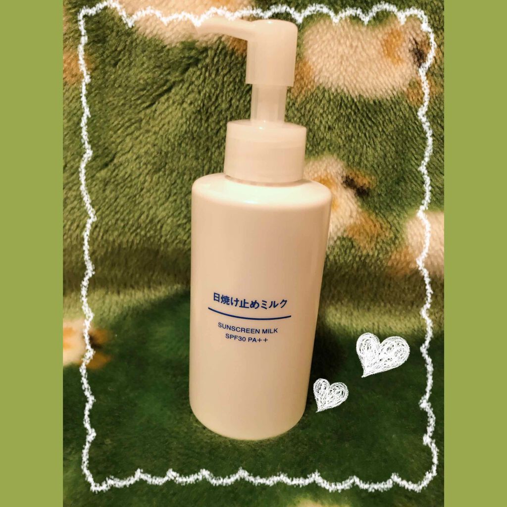 日焼け止めミルク Spf30|無印良品の口コミ 無印良品 日焼け止めミルク Spf30 By 安西まっぴぃ混合肌 Lips
