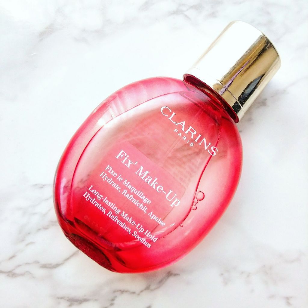 フィックス メイクアップ|clarinsの効果に関する口コミ 肌を水分の膜で覆ったような機能性 By 化け猫ol🐈🐾混合肌30代前半