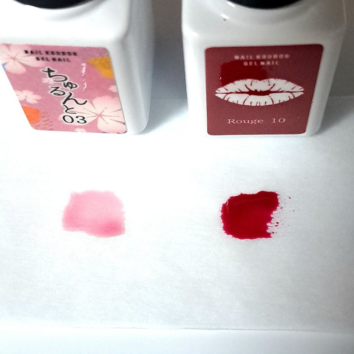 セルフカラージェル|ネイル工房の口コミ ネイル工房からお勧めの 赤系2色のご紹介です💅 By 𝗵𝗮𝗿𝘂ママ💯🌺混合肌 Lips
