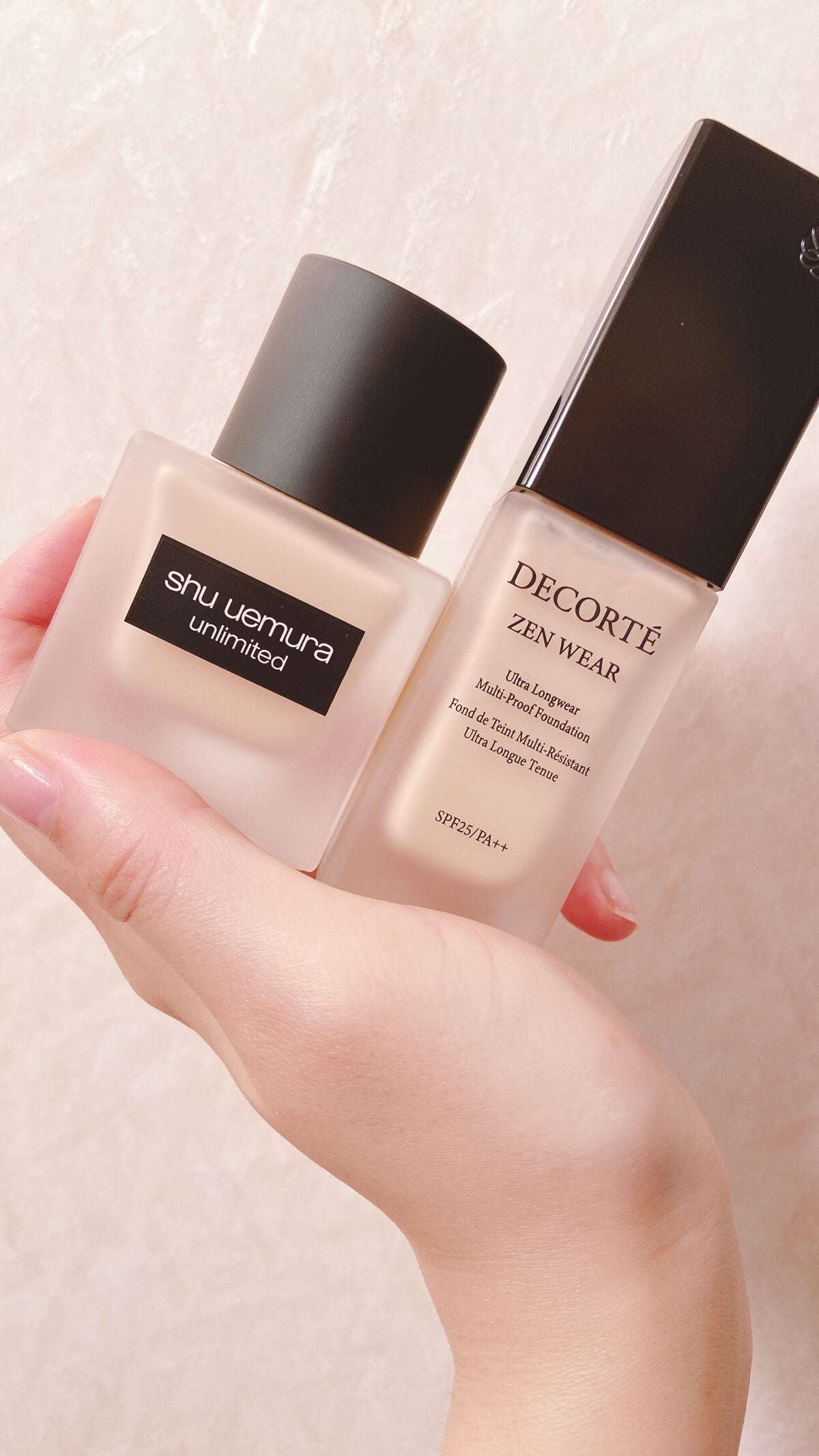 あなたはどっち派?shu Uemura・decortÉのリキッドファンデーションを徹底比較! 話題の2つのファンデ比べてみました!! By