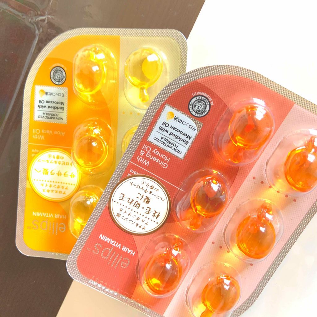 ヘアーオイル【ヘアエッセンス】|ellipsを使った口コミ 「大好きなエリップス😘 ️前に紫のを使用した」 By Peach Lowe