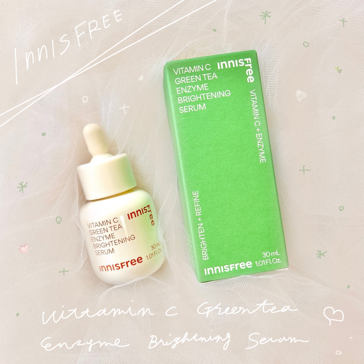 ビタ C グリーンティーエンザイム ブライト セラム|innisfreeの口コミ イニスフリー ビタcグリーンティーエンザイムブライト