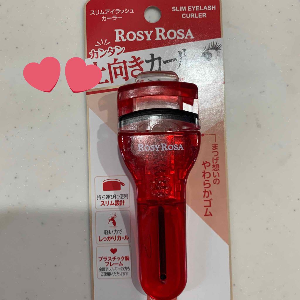 スリムアイラッシュカーラー|ロージーローザの口コミ Rosyrosaのスリムアイラッシュカーラーです。 By ぴーきゃた普通肌 Lips
