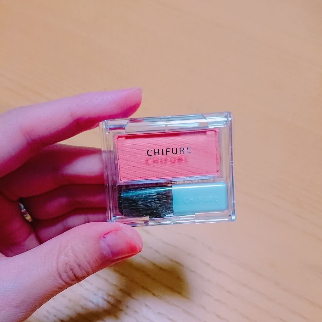 チーク カラーブラシ付|ちふれの口コミ 初めて買ったちふれのブラシ付きチークの人気色 442番 By ブスなりに努力中な巨人脂性