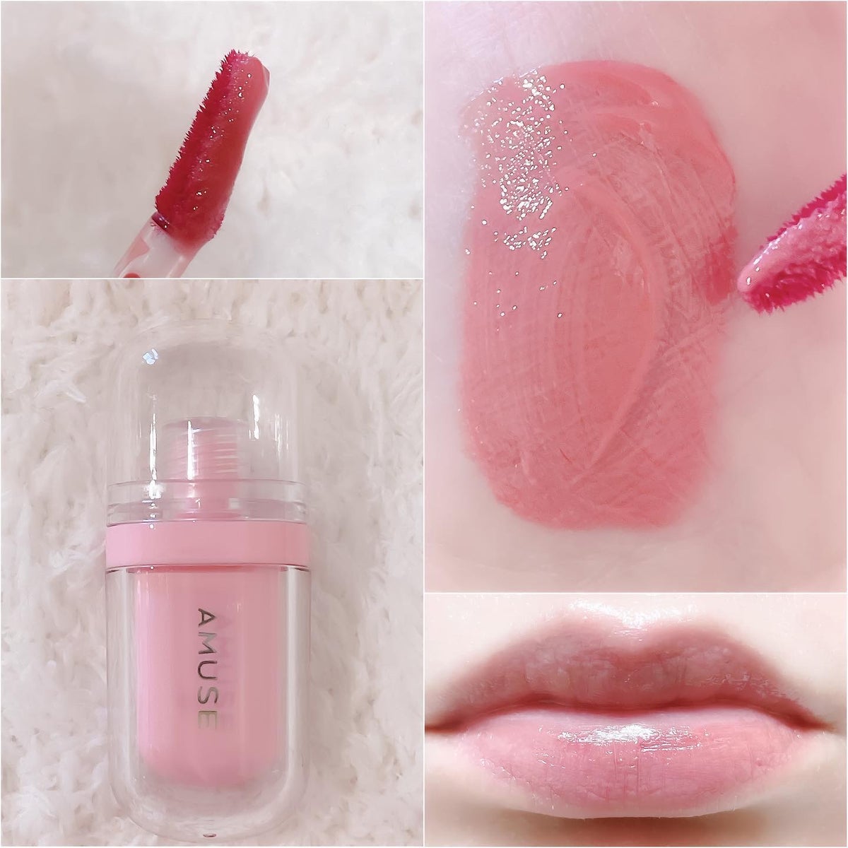 ジェルフィットティント|amuseの口コミ ブルベ夏におすすめの口紅!むっちりぷにゅっとジェリー🍑🤍 By Louブルベ夏敏感肌