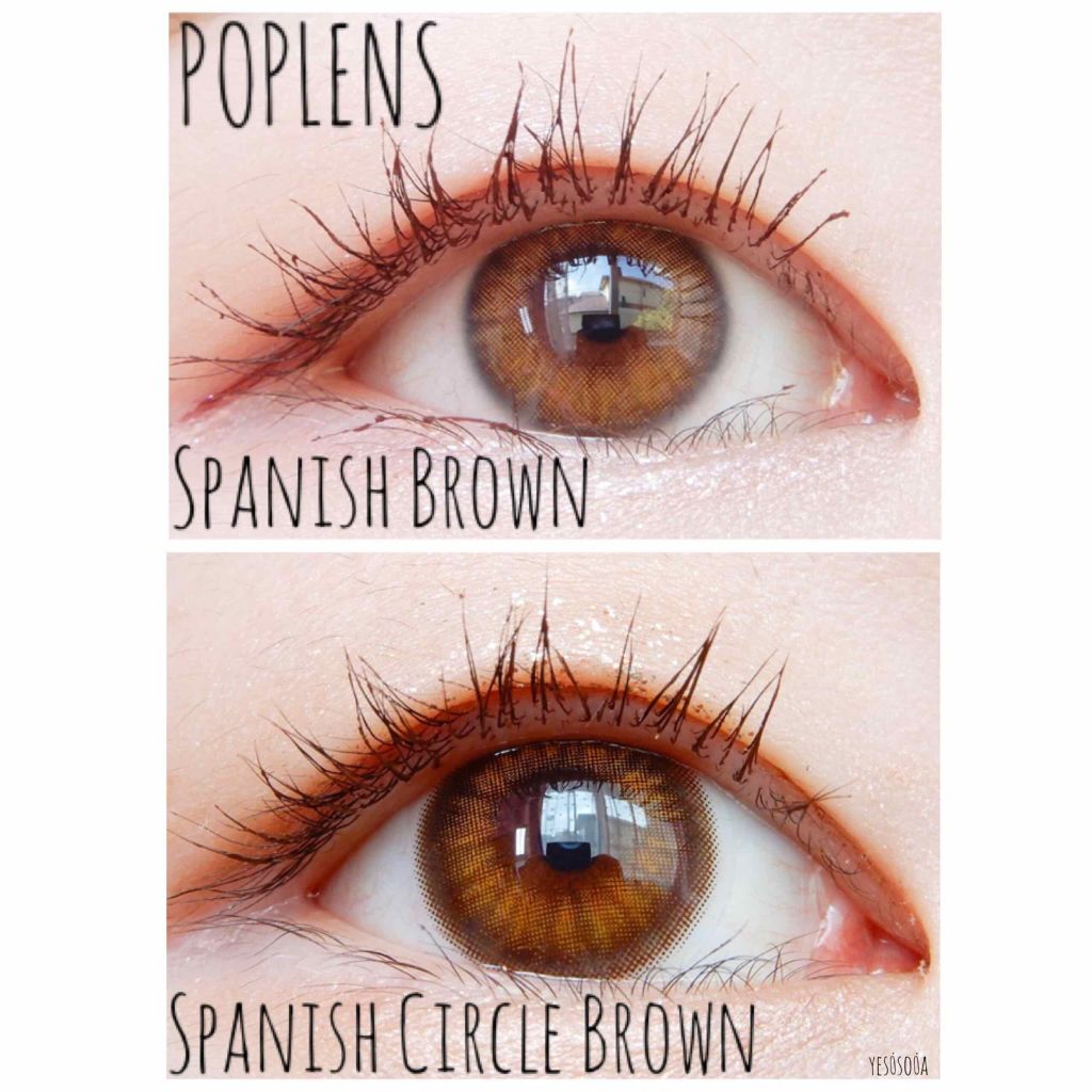 【限定カラーコンタクトレンズ】spanish スパニッシュ|olensのカラコンレポ・着画口コミ Poplens Poplens