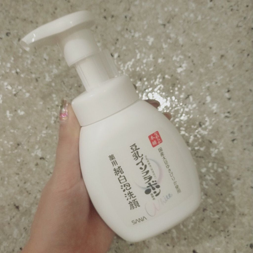 薬用泡洗顔|なめらか本舗の口コミ 肌荒れ&ニキビ予防もできる薬用泡洗顔料。な By みこわりこ混合肌30代後半 Lips