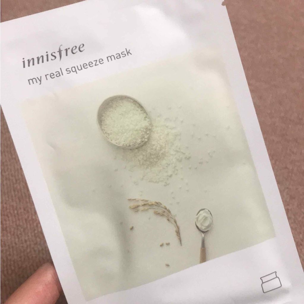 マイリアル スクイーズ マスクシート|innisfreeの口コミ ️イニスフリー マイリアルスクイーズ マスクシート Ri By 豆太