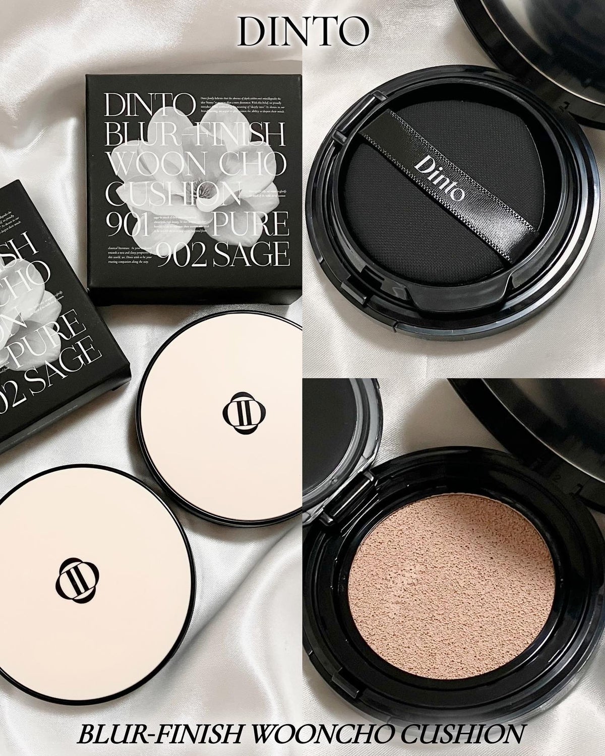 Blur Finish Cushion|dintoの口コミ 【pr】スタイリッシュなパケが目印🖤 By ぶる♥混合肌20代後半