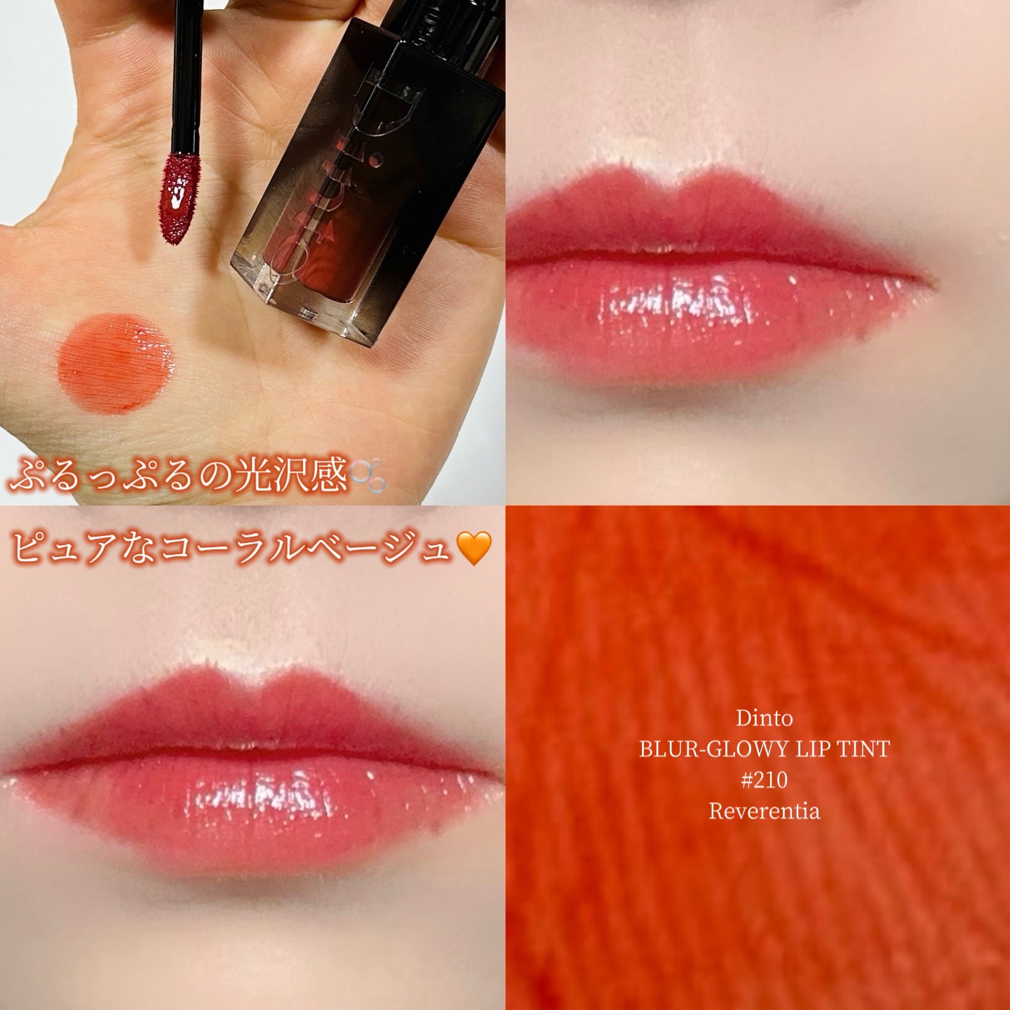 ブラーグロイリップティント 210 レバレンティア / Dinto(ディーント) | LIPS