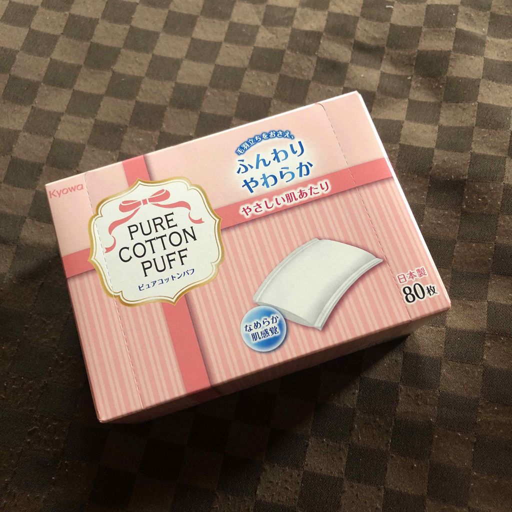 コットンパフ|セリアの口コミ 超優秀!100均で買えるおすすめコットン!セリア ピュアコットンパフ By ごろわん🖤フォロバ始めました