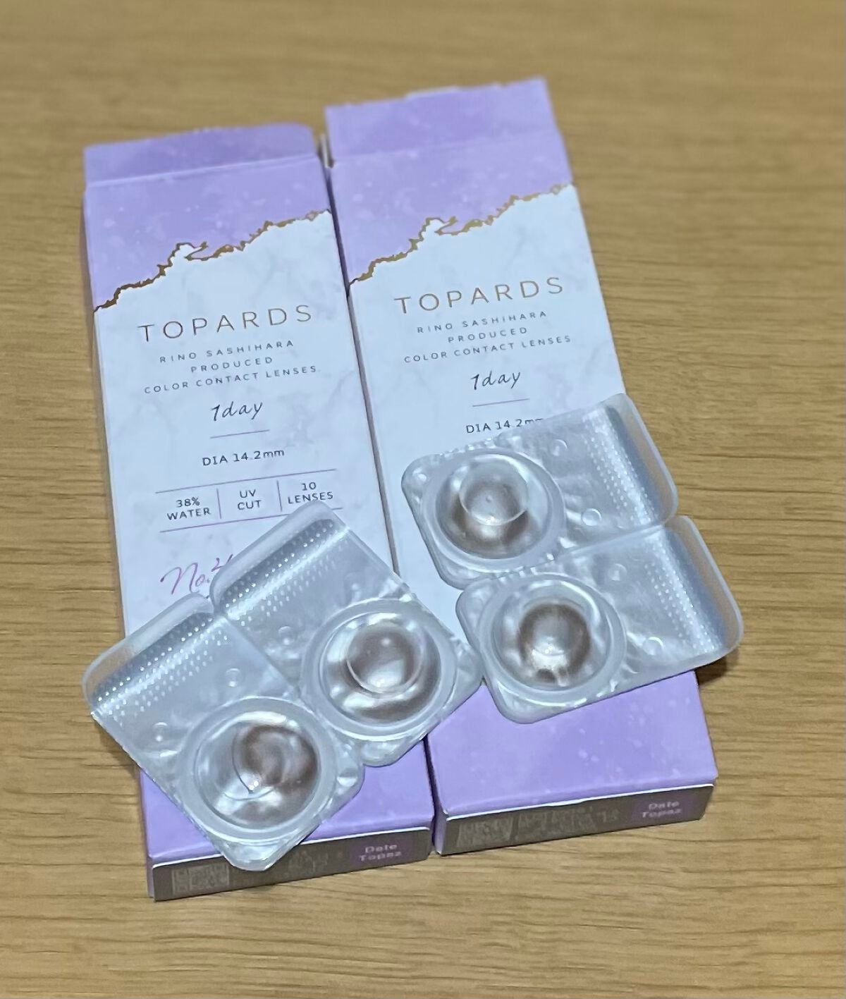 Topards 1day|topardsのカラコンレポ・着画口コミ 【topards 1day デートトパーズ】 By みむみむ乾燥肌