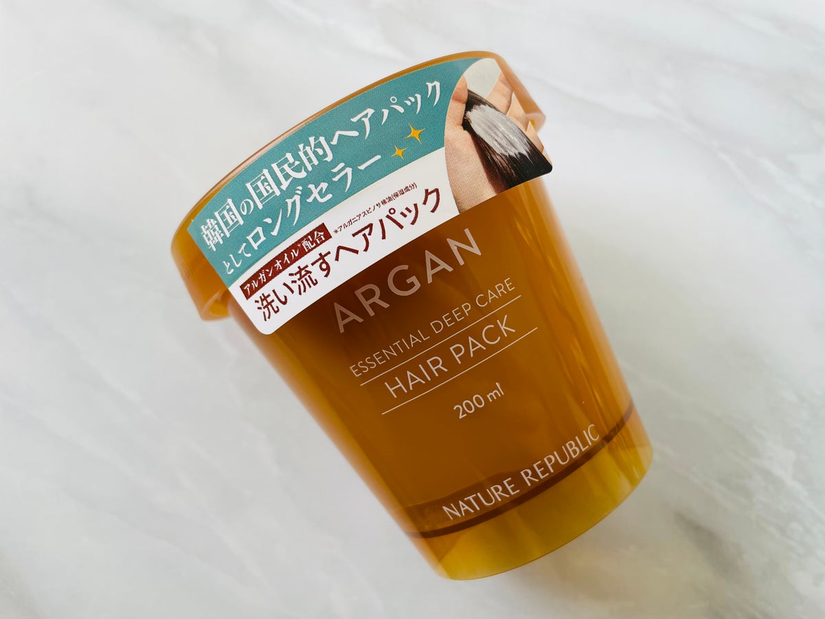 アルガンエッセンシャル ディープケアヘアパック|ネイチャーリパブリックの口コミ ネイチャーリパブリック By *arisa*乾燥