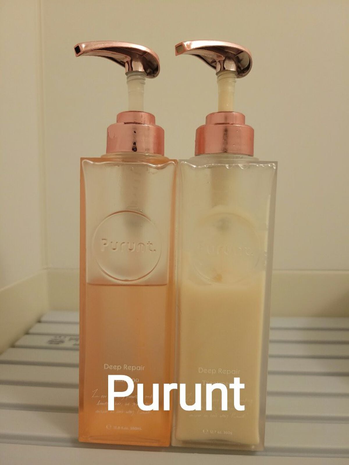 プルント ディープリペア美容液シャンプー/トリートメント|puruntの口コミ「評判がよかったので気になっていて、半分弱使ってみての感想です