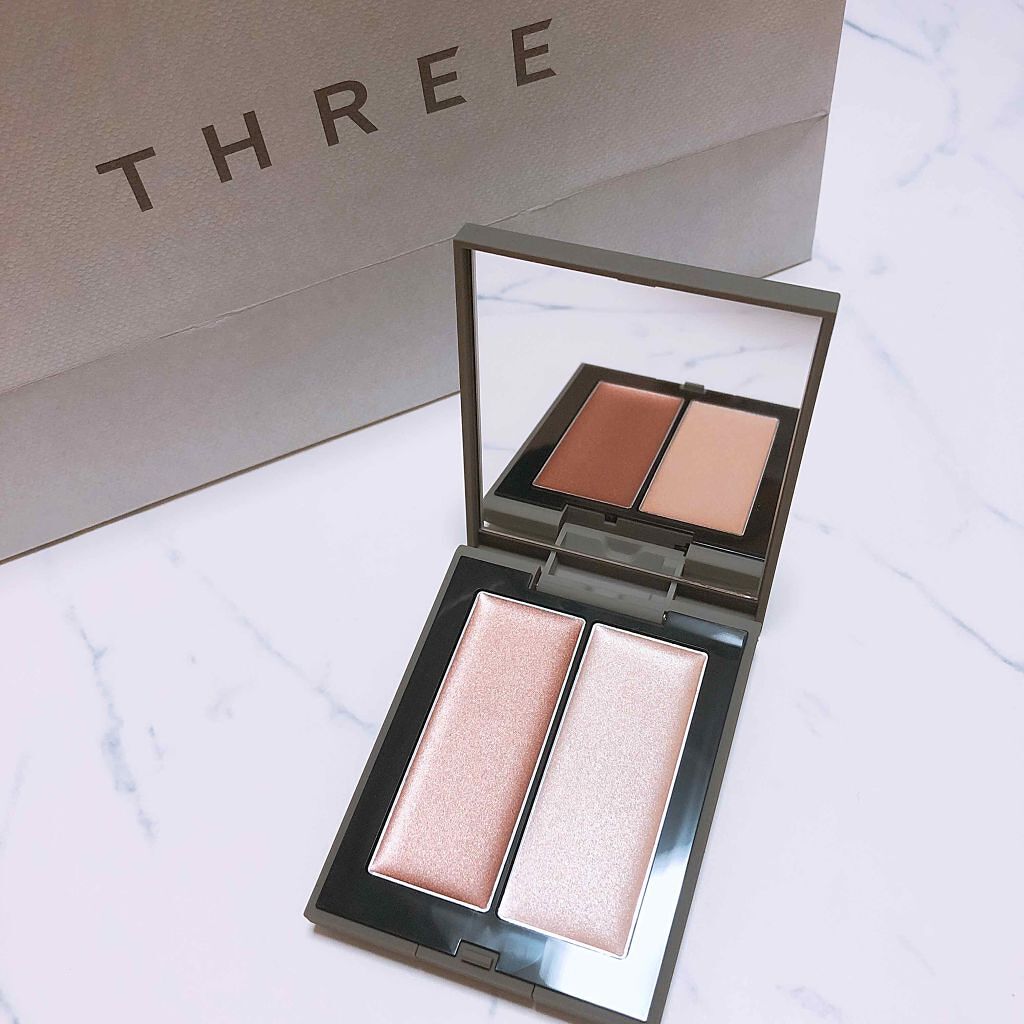 Three シマリング グロー デュオ|threeの使い方を徹底解説 ツヤ肌メイクがしたくて購入しました😚 By Ayumi♡混合肌