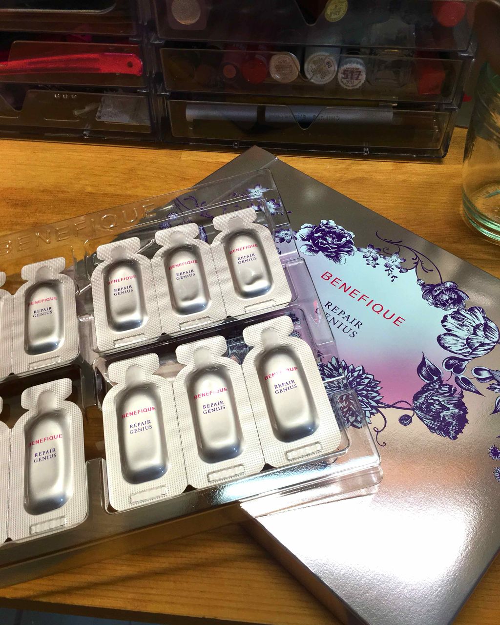 リペアジーニアス|benefiqueの口コミ 初売りで買っちゃいました〜! 一度試供品を頂いていて、気になってたので By ことこと Lips