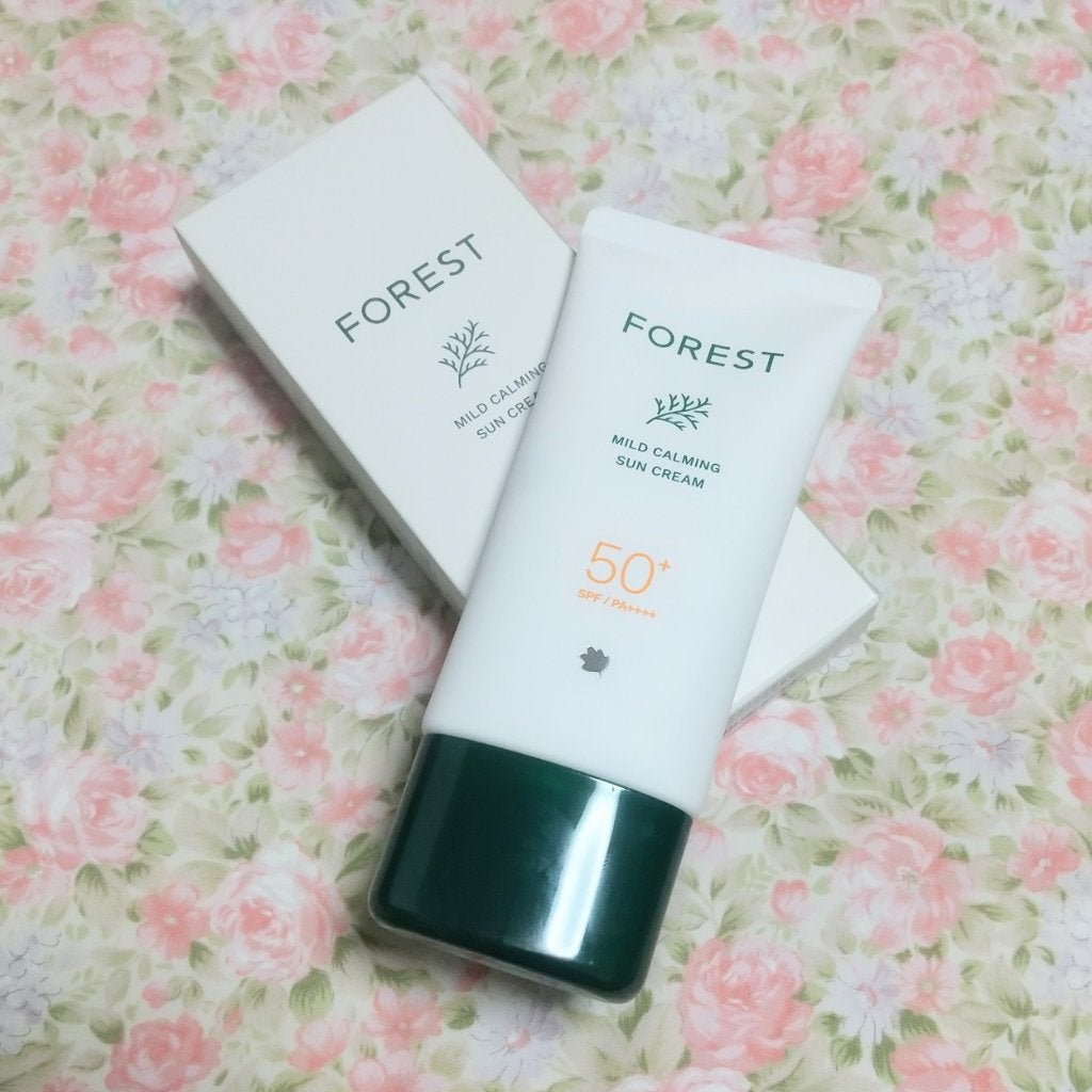 フォレスト マイルドカーミングサンクリーム|green Fingerの効果に関する口コミ 敏感肌におすすめの日焼け止め・uvケア!お肌に
