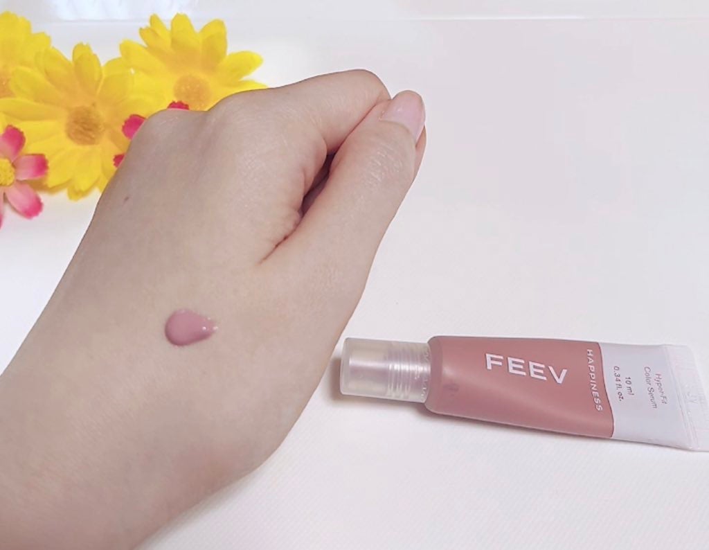 カラーセラムミニ|feevの口コミ 乾燥肌におすすめのジェル・クリームチーク!feev カラーセラムミニ ハピネス 提供 By うさぎ