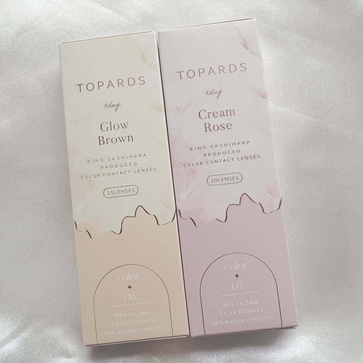 Topards 1day|topardsのカラコンレポ・着画口コミ ♡topards クリームローズ♡ By まる混合肌20代前半
