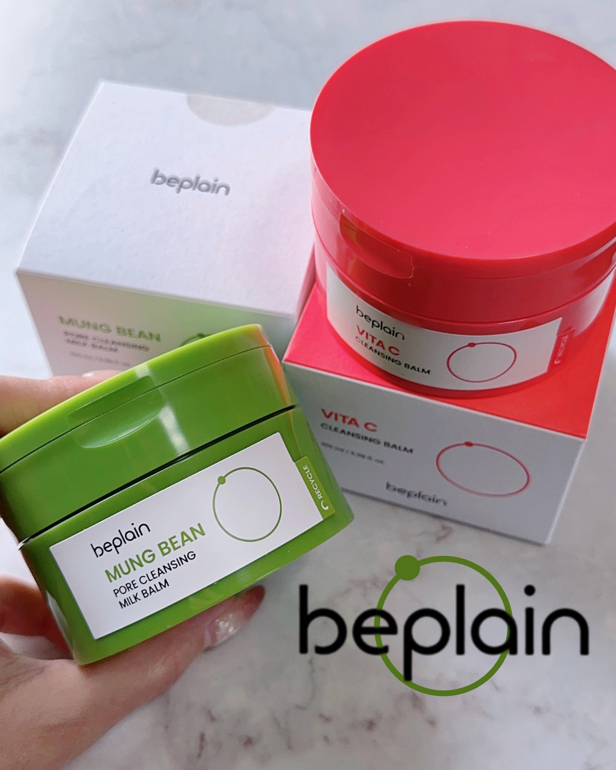 Beplainのクレンジングバーム 緑豆毛穴クレンジングミルクバーム他、1商品を使った口コミ ご覧くださりありがとうございます♡ By
