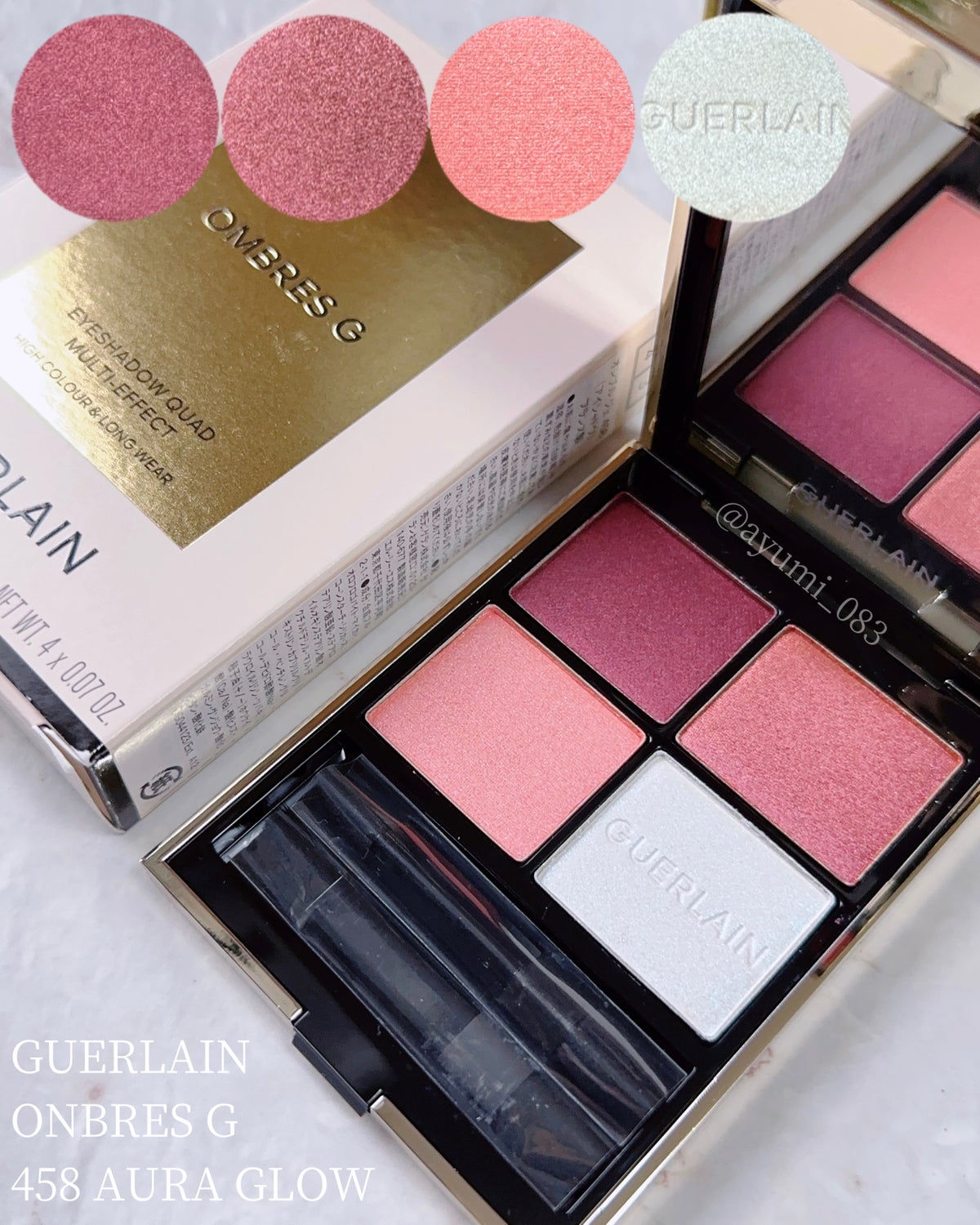 【2024年春新作アイシャドウパレット】オンブル ジェ|guerlainの人気色を比較 ご覧くださりありがとうございます♡ By