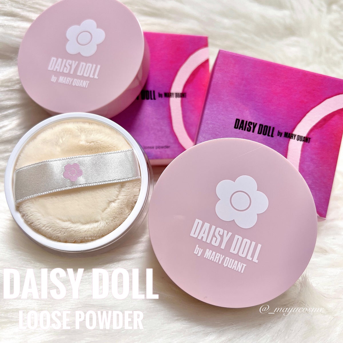 ルース パウダー|daisy Doll By Mary Quantの口コミ 乾燥肌におすすめのルースパウダー!肌馴染みバッチリ♡肌を