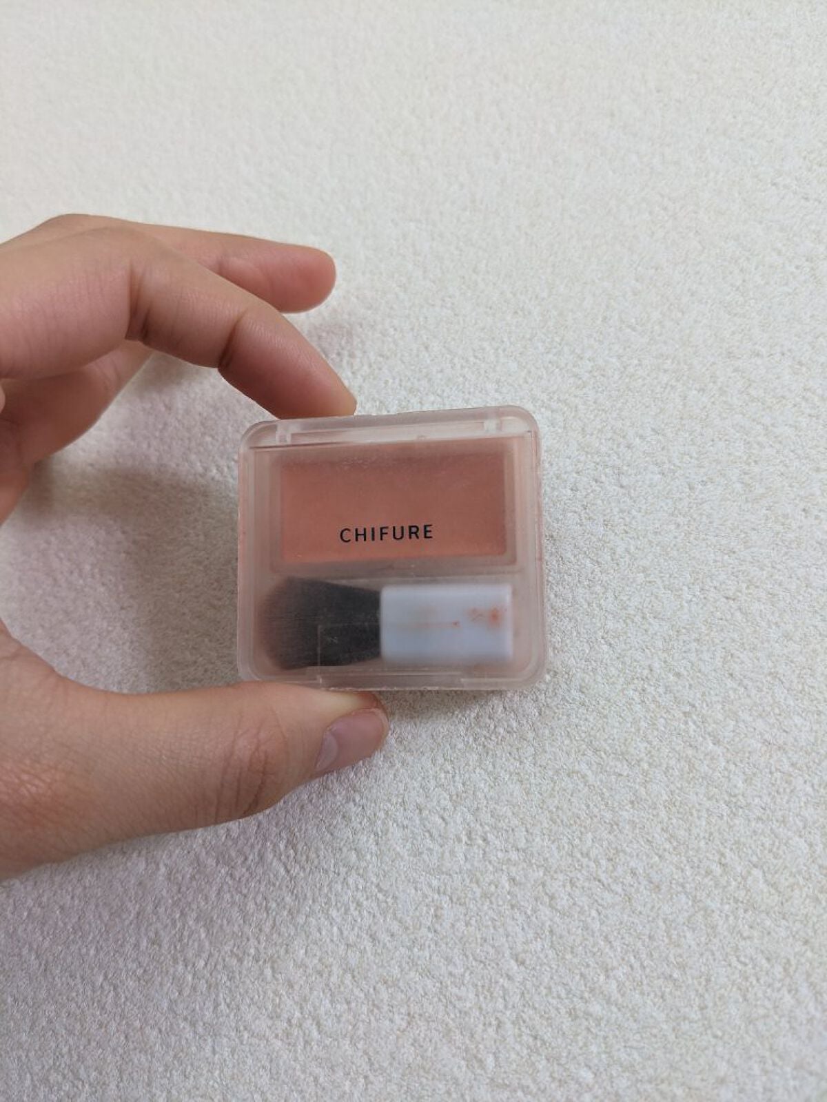 チーク カラーブラシ付 443 オレンジ系|ちふれの口コミ「ずっと使ってるコスメ! ちふれ チーク カラー 443 オレンジ系