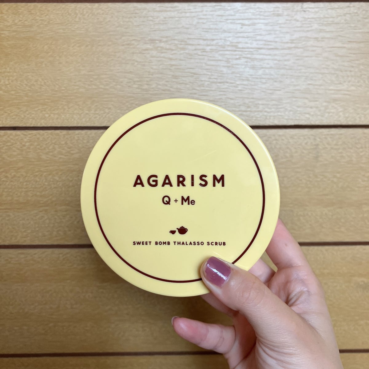 【限定バスト・ヒップケア】qme スウィートボムタラソスクラブレモンティーの香り|agarismの口コミ Agarism Qme