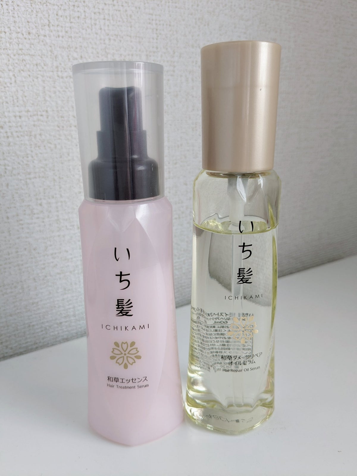 いち髪のヘアケア・スタイリング 和草ダメージリペアオイルセラム&潤濃和草エッセンスを使った口コミ いち髪 潤濃和草エッセンス 和草ダメージ