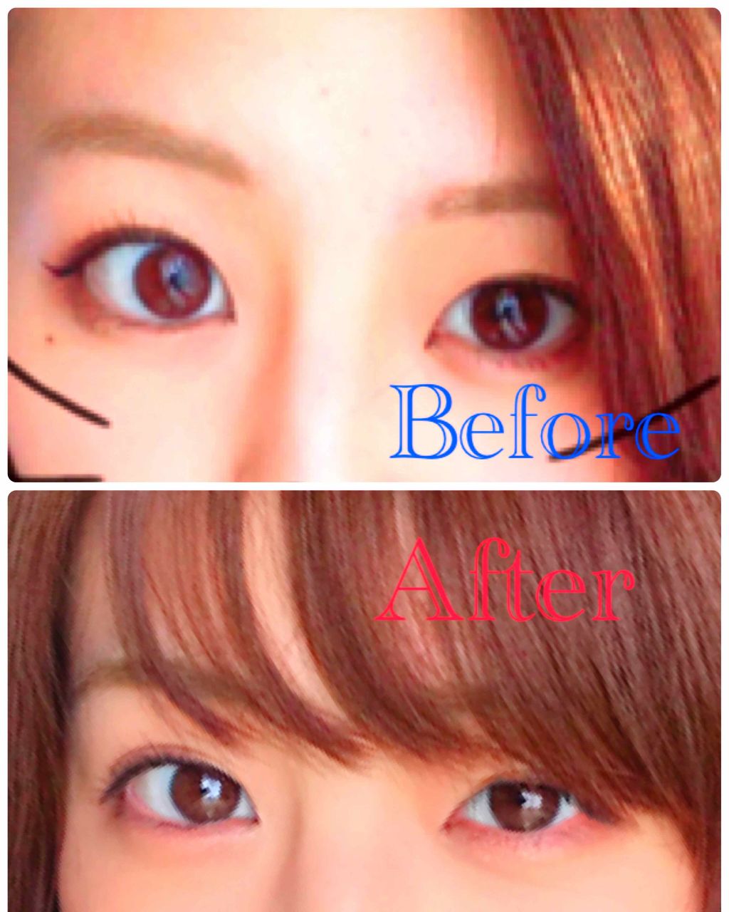 ダブルアイリキッド|automatic Beautyの口コミ 💋2枚目にbefore→afterの目元写真あります。 By しうまい20