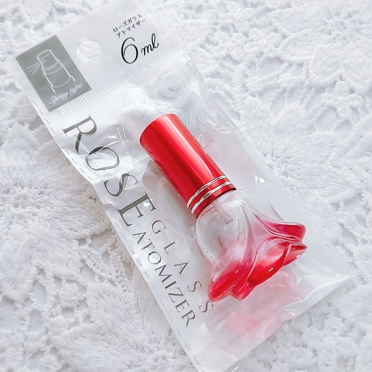 ガラスアトマイザー ローズ|セリアの使い方を徹底解説 超優秀!100均で買えるおすすめコスメ!今回はseriaのトラベルコーナーで見つけた