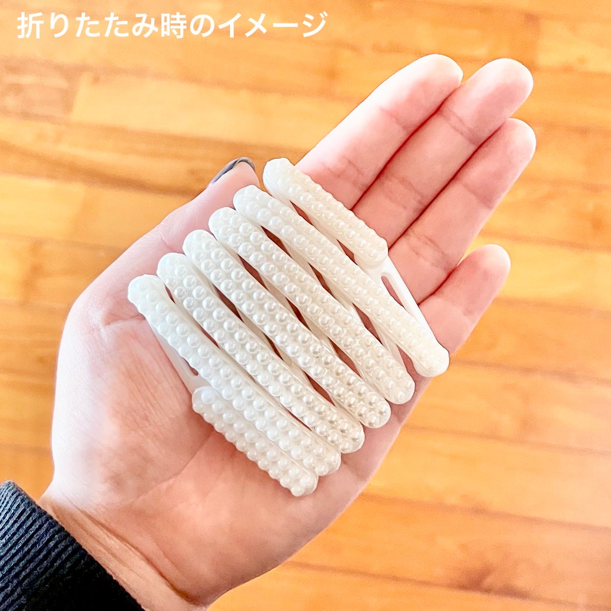 カチューシャ(折りたたみタイプ)|daisoの口コミ 超優秀!100均で買えるおすすめヘアケアグッズ!【使った商品】 Daiso