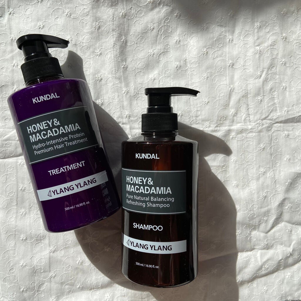 Kundalのシャンプー・コンディショナー ネイチャーシャンプー&プロテイントリートメントを使った口コミ Kundal ハニー&マカダミア