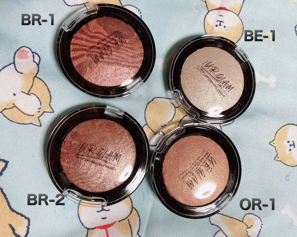 【2019年冬新作パウダーアイシャドウ】ur Glam Eye And Cheek Color|u R Glamの人気色を比較 🐟daiso