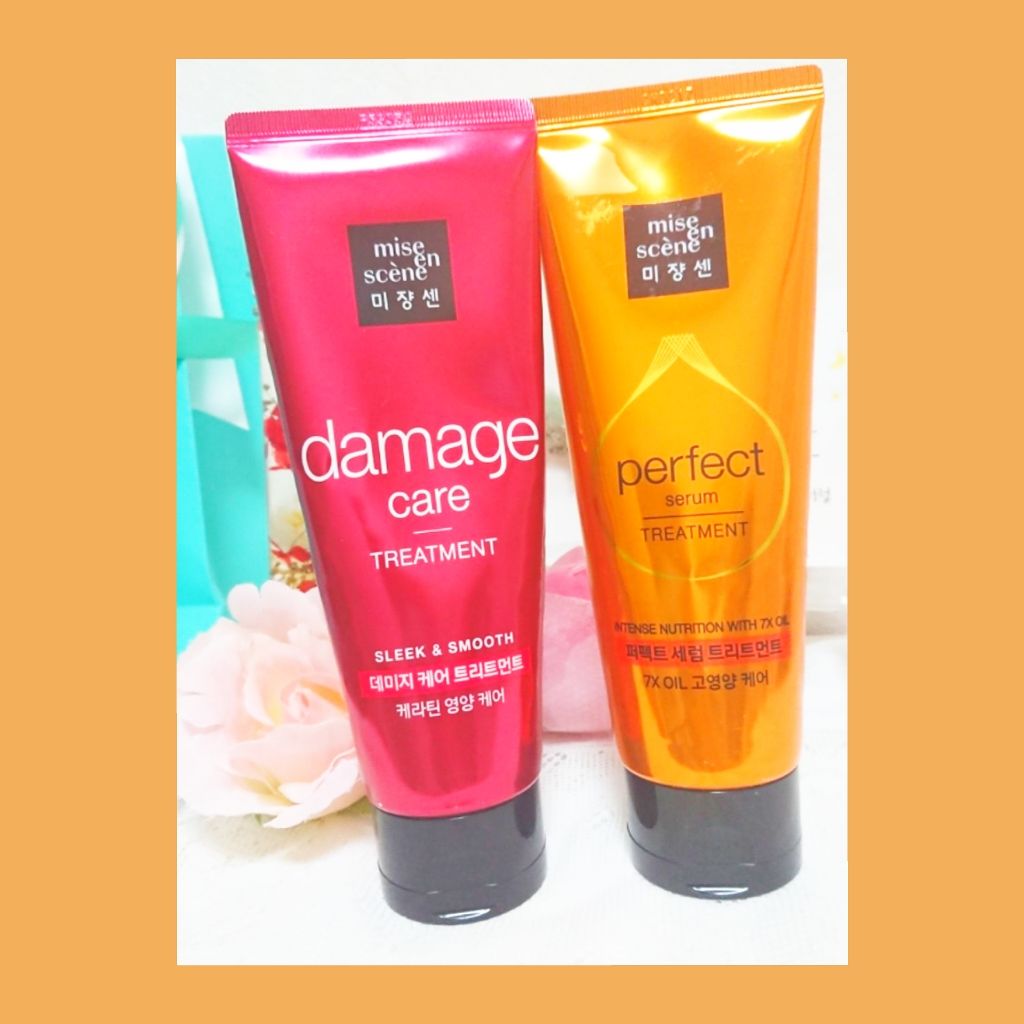 Miseensceneの洗い流すヘアトリートメント ダメージケアトリートメント&トリートメント オリジナルを使った口コミ ミジャンセン