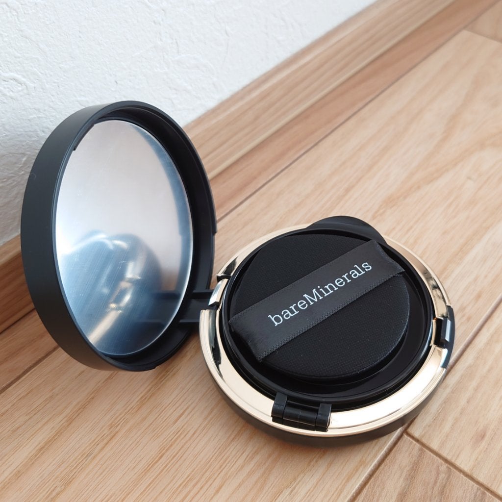 オリジナル ピュア セラム カバーアップ クッション|baremineralsの口コミ コンパクトもオシャレで使い心地も良さそうだなと思っ