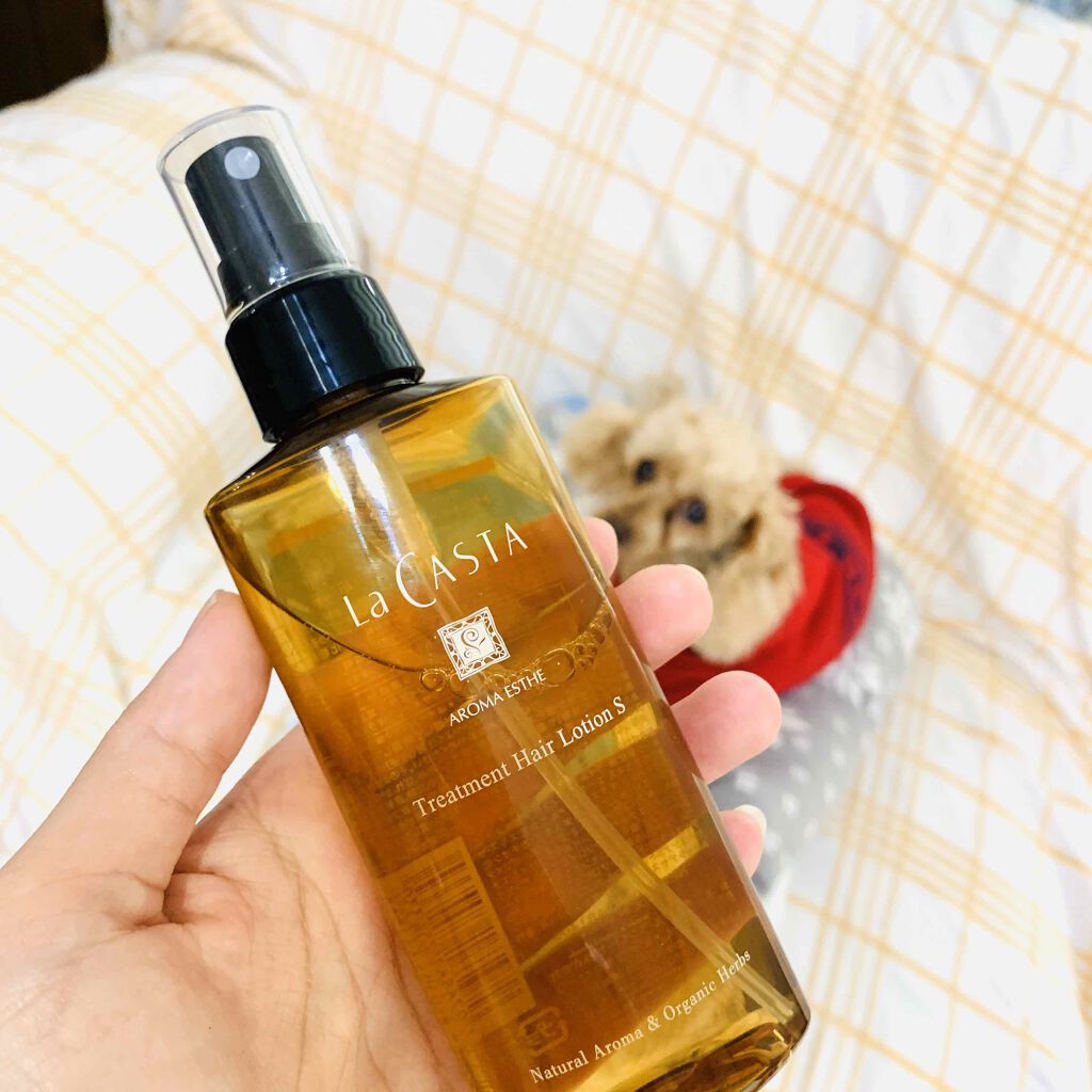 アロマエステ トリートメント ヘアローション S細く柔らかい髪用|ラ・カスタの口コミ 細くて絡まりやすい髪質です。 アホ毛が多い By