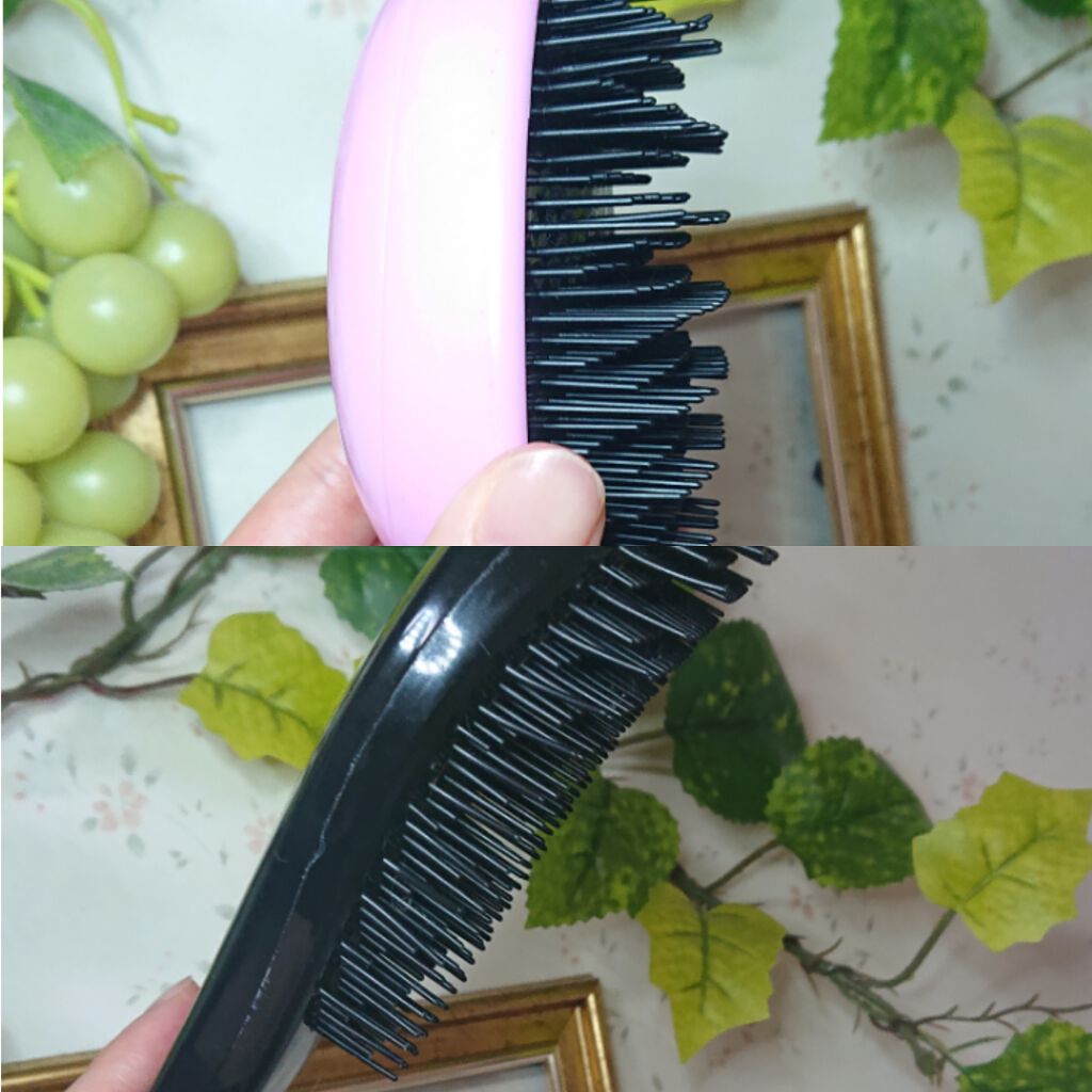 Daisoのヘアブラシ 立体ヘアブラシ&立体ブラシたまご型を使った口コミ 〘 Daisoの有名なアレ風ブラシ 〙 By あいす🍦